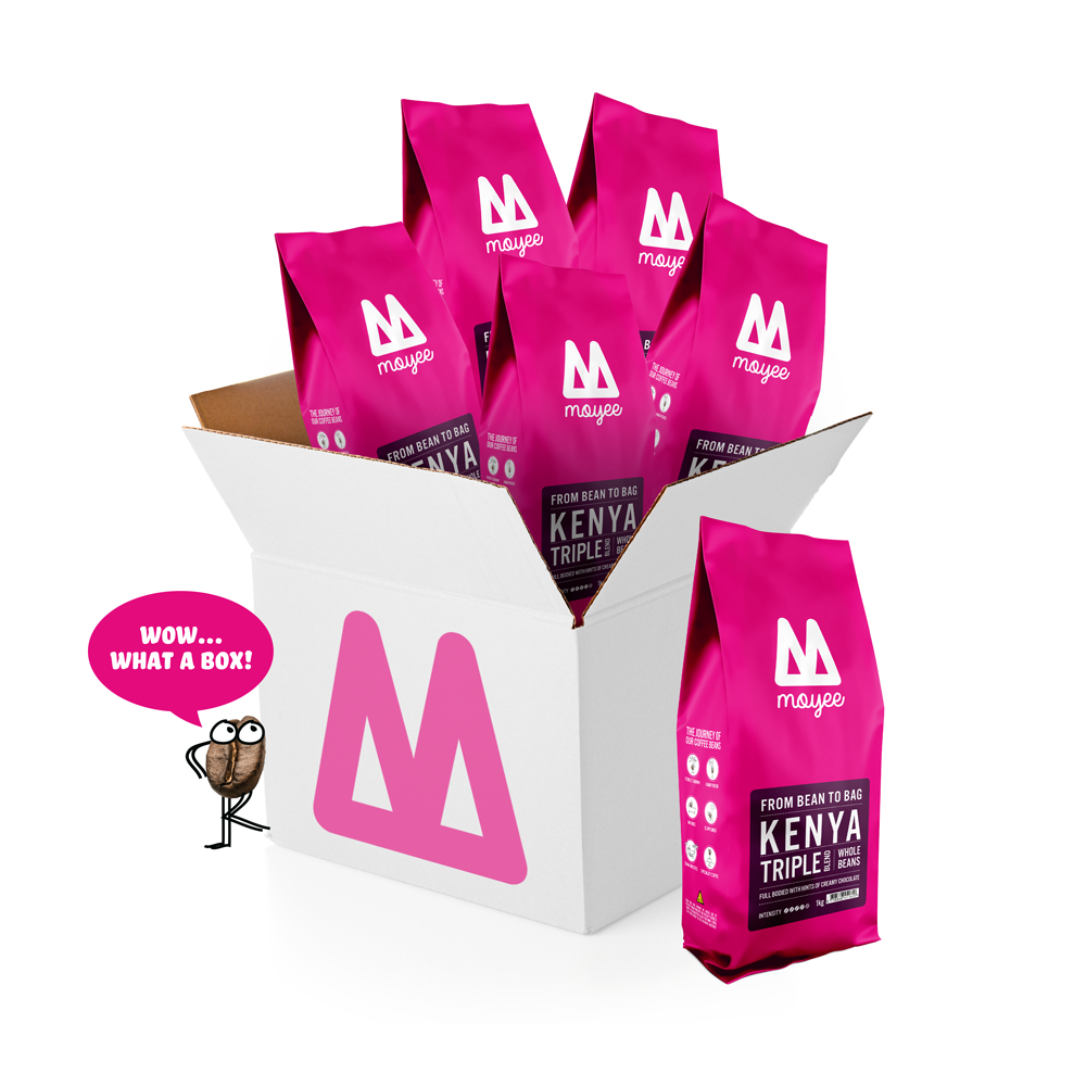 Box Triple / Whole Beans / 8 x 1 kg | Moyee Nederland